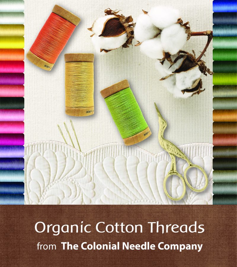 Colonial Needle Organic Cotton Thread - Colonial Needle Creative Ideas ...